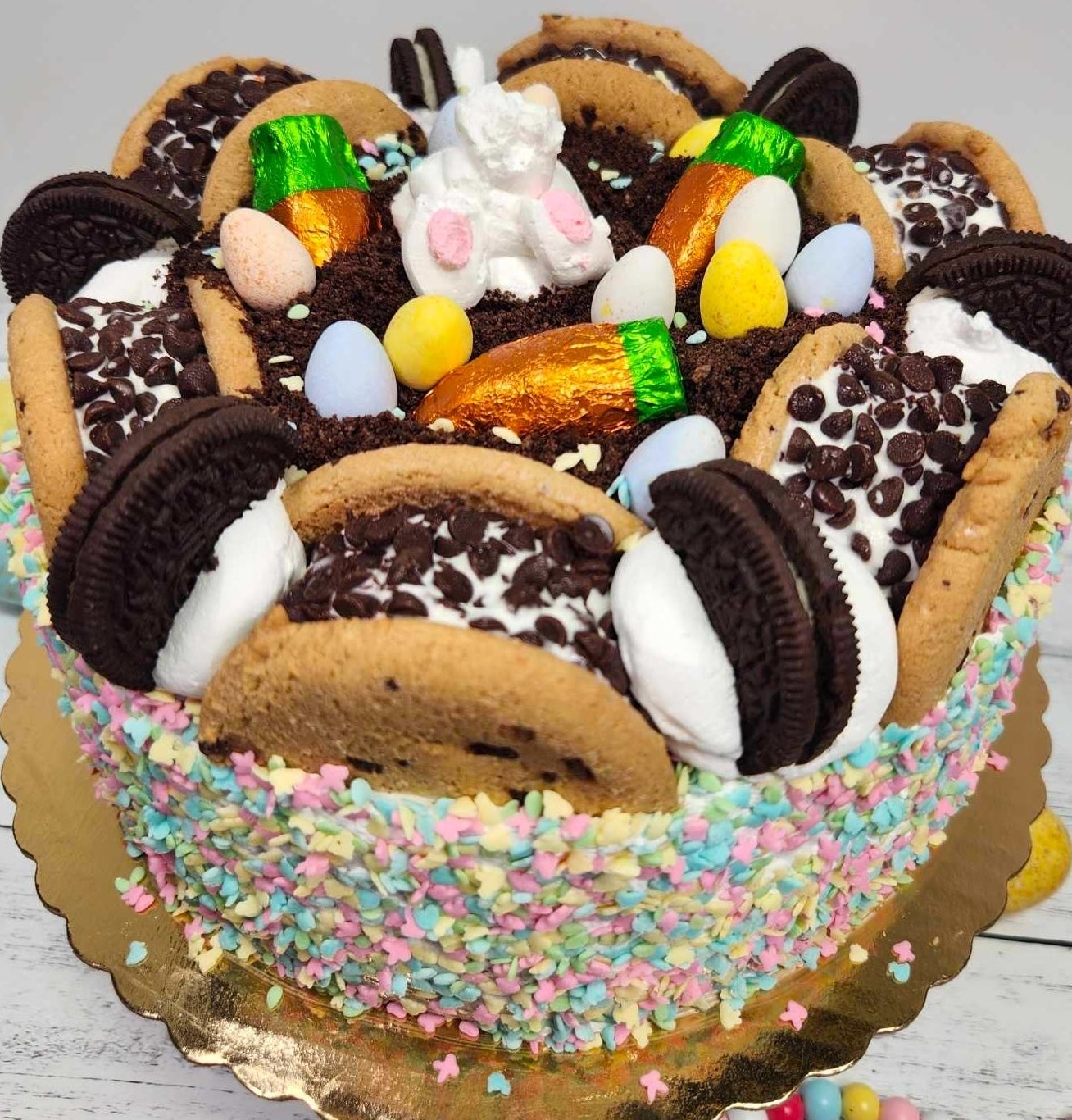 Easter Ice Cream Cake | C O N E Y W A F F L E