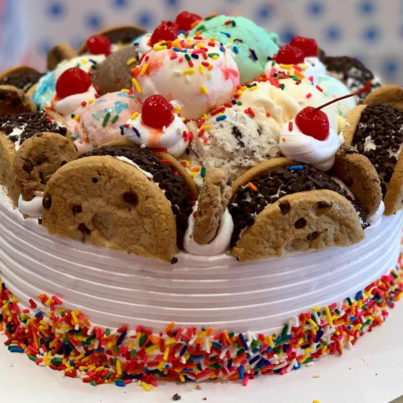 Ice Cream Sundae Birthday Cake